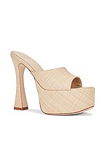 LPA Alexa Platform Mule in Raffia | REVOLVE