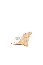 LPA Cane Weave Wedge in White | REVOLVE