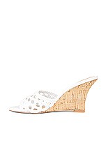 LPA Cane Weave Wedge in White | REVOLVE