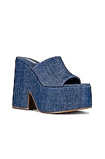 Larroude Wanda Mule in Denim Blue | REVOLVE