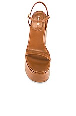 Larroude Wanda Sandal in Caramel | REVOLVE