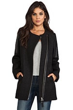 Mackage Muriel Mini Argyle Jacket in Grey | REVOLVE