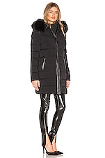 Mackage Calla Jacket With Fur Trim in Black | REVOLVE