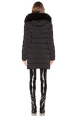 Mackage Calla Jacket With Fur Trim in Black | REVOLVE
