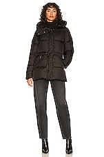 Mackage Freya Puffer Jacket in Black-Black | REVOLVE