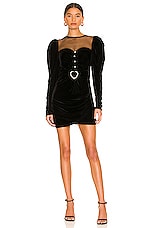 MAJORELLE Maya Mini Dress in Black | REVOLVE