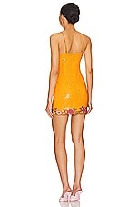 MAJORELLE Cal Embellished Mini Dress in Sherbert Orange | REVOLVE