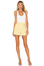 MAJORELLE Hazel Shorts in Pastel Yellow | REVOLVE