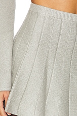 MAJORELLE Solveig Mini Skirt in Heather Grey | REVOLVE