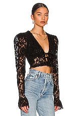 MAJORELLE Alivia Top in Black | REVOLVE
