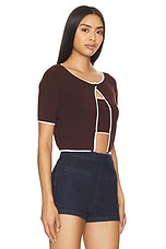 MAJORELLE Amy Cardi Set in brown | REVOLVE