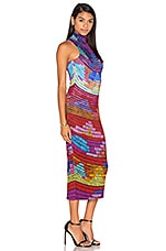 Mara Hoffman Radial Turtleneck Midi Dress in Raspberry | REVOLVE