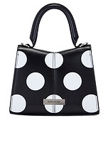 Marc Jacobs The St. Marc Mini Top Handle in Black & White | REVOLVE