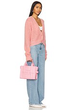 Marc Jacobs The Leather Small Tote Bag in Ribbon Pink | REVOLVE