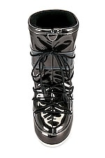 MOON BOOT Icon Vinile Met Boot in Black | REVOLVE