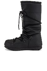 MOON BOOT High Rubber WP Boot in Black | REVOLVE
