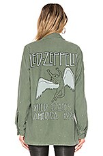 Madeworn 1977 Led Zeppelin Jacket in Army | REVOLVE