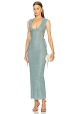 Michael Costello x REVOLVE Kyle Maxi Dress in Teal | REVOLVE