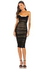 Michael Costello x REVOLVE India Midi Dress in Black | REVOLVE