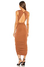 Michael Costello x REVOLVE April Midi Dress in Terra Cotta | REVOLVE