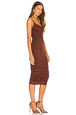 Michael Costello x REVOLVE Freya Midi Dress in Chocolate Brown | REVOLVE