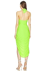 Michael Costello x REVOLVE Chelsie Midi Dress in Bright Green | REVOLVE