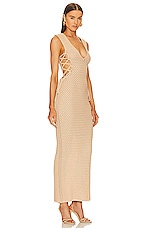 Michael Costello x REVOLVE Kyle Maxi Dress in Beige | REVOLVE