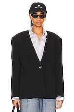 MYBESTFRIENDS Alexis Jacket in Black | REVOLVE