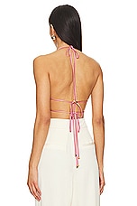 MYBESTFRIENDS Darcie Top in Peach Pink | REVOLVE