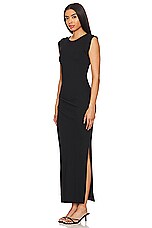 Michael Stars Calliope Extended Sleeve Maxi Dress in Black | REVOLVE