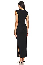 Michael Stars Calliope Extended Sleeve Maxi Dress in Black | REVOLVE