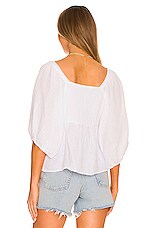 Michael Stars Patsy Puff Sleeve Top in White | REVOLVE