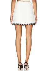 MILLY Jayla Mini Skirt in Ecru | REVOLVE