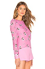 MILLY Haley Top in Pink & White | REVOLVE