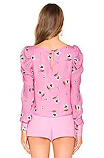 MILLY Haley Top in Pink & White | REVOLVE