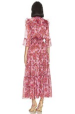 MISA Los Angeles Pamelina Dress in AMARANTH FLORA | REVOLVE
