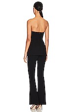 MISHA Grayson Bonded Jumpsuit in Black | REVOLVE