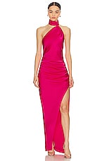 MISHA Emma Gown in Hot Raspberry | REVOLVE