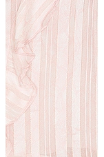 MORE TO COME Selina Ruffle Mini Dress in Light Pink | REVOLVE