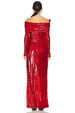 MARRKNULL Wrapped Maxi Dress in Red | REVOLVE