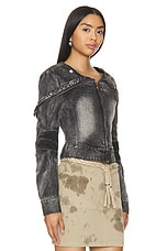 MARRKNULL Denim Jacket in Black | REVOLVE