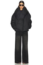 MARRKNULL Scarf Down Jacket in Black | REVOLVE