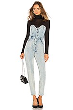 Marissa Webb Gentry Jumpsuit in Acid Washed Indigo | REVOLVE