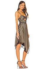 NBD Lima Midi Dress in Black Mesh | REVOLVE