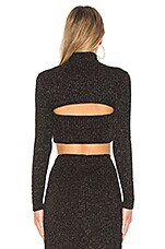 NBD Kendra Top in Metallic Black | REVOLVE