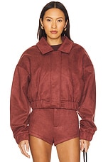 Nakedvice The Selene Jacket in Burgundy | REVOLVE