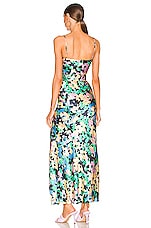 NICHOLAS Simone Cowl Neck Gown in Painted Floral | REVOLVE