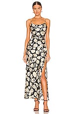 NICHOLAS Simone Cowl Neck Gown in Fan Floral | REVOLVE