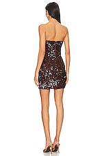 NICHOLAS Amaya Strapless Sweetheart Mini Dress in Garnet | REVOLVE