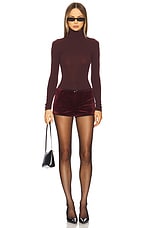 NIA Noemi Hot Pant in Merlot | REVOLVE